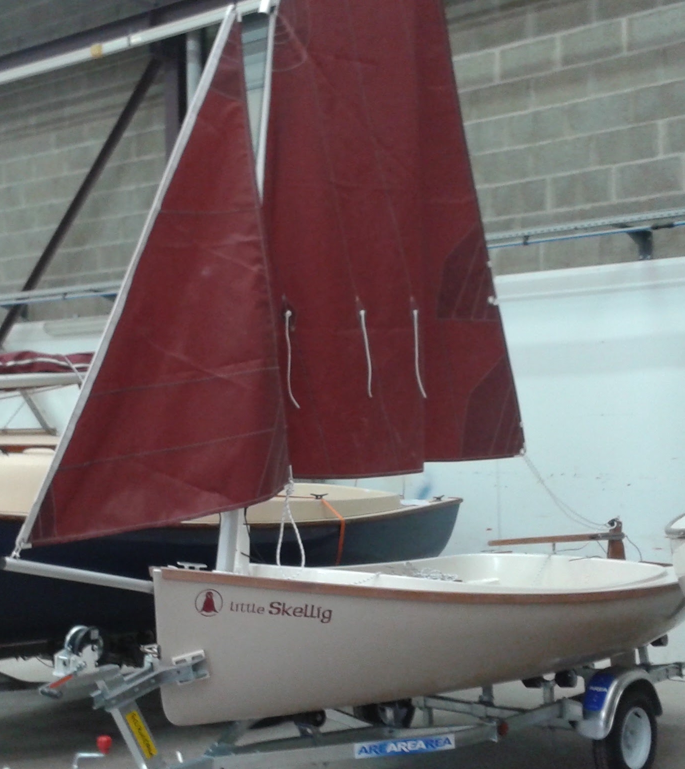 Voilier Little Skellig de 2015 avec remorque Area 2015